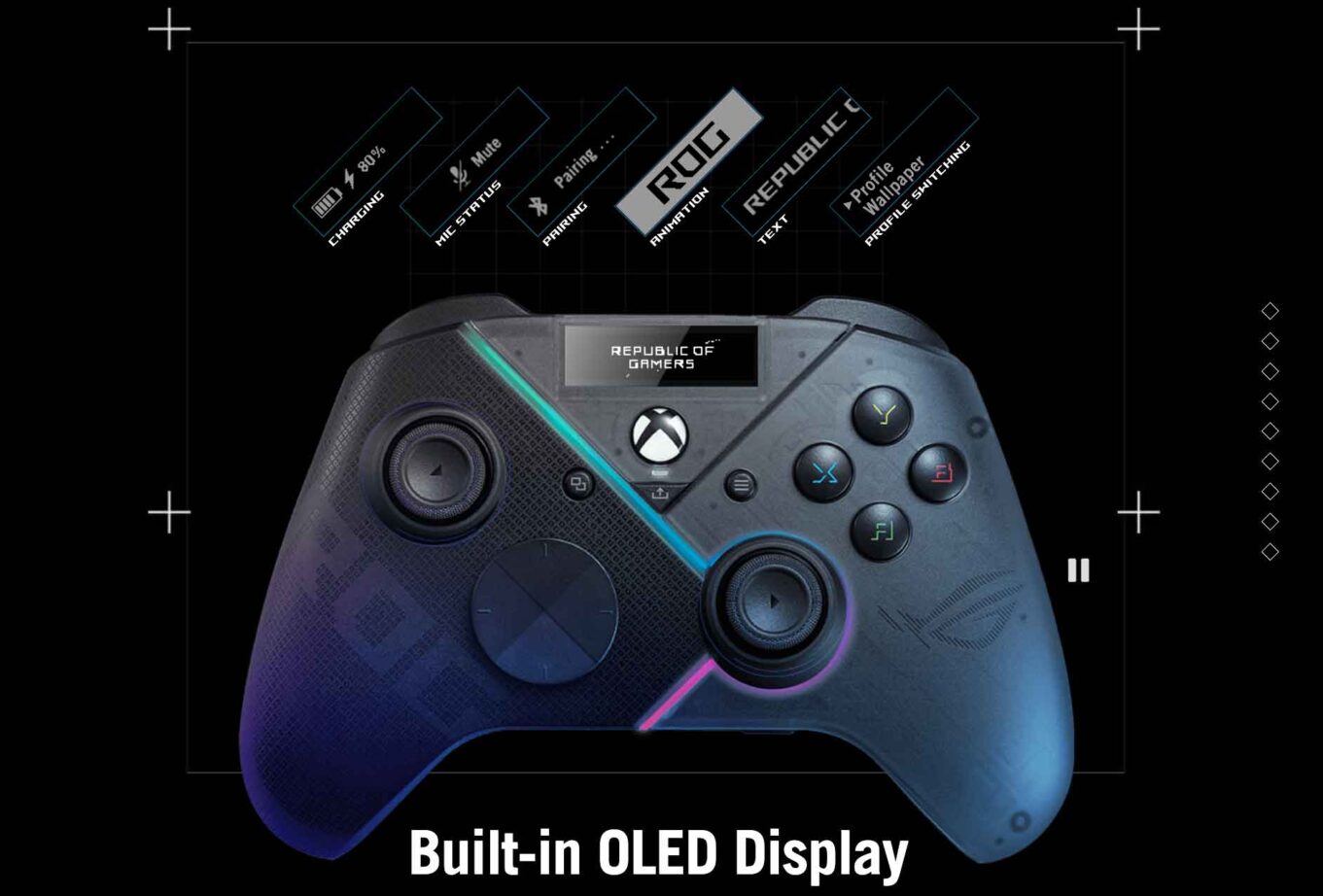 Asus Is Releasing An Xbox/PC Pro Controller With A Built-In OLED Screen
