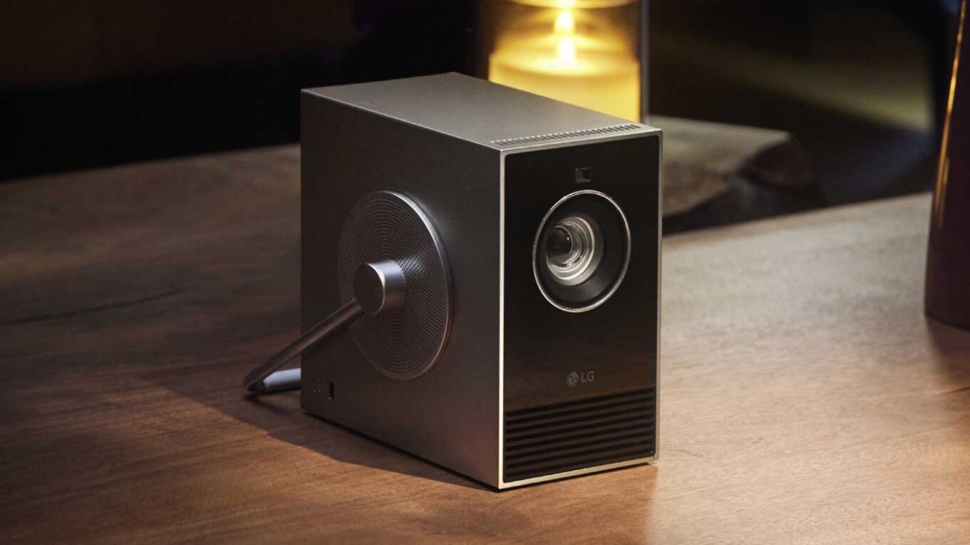 LG's New 4K Projector Doubles As An Art Piece