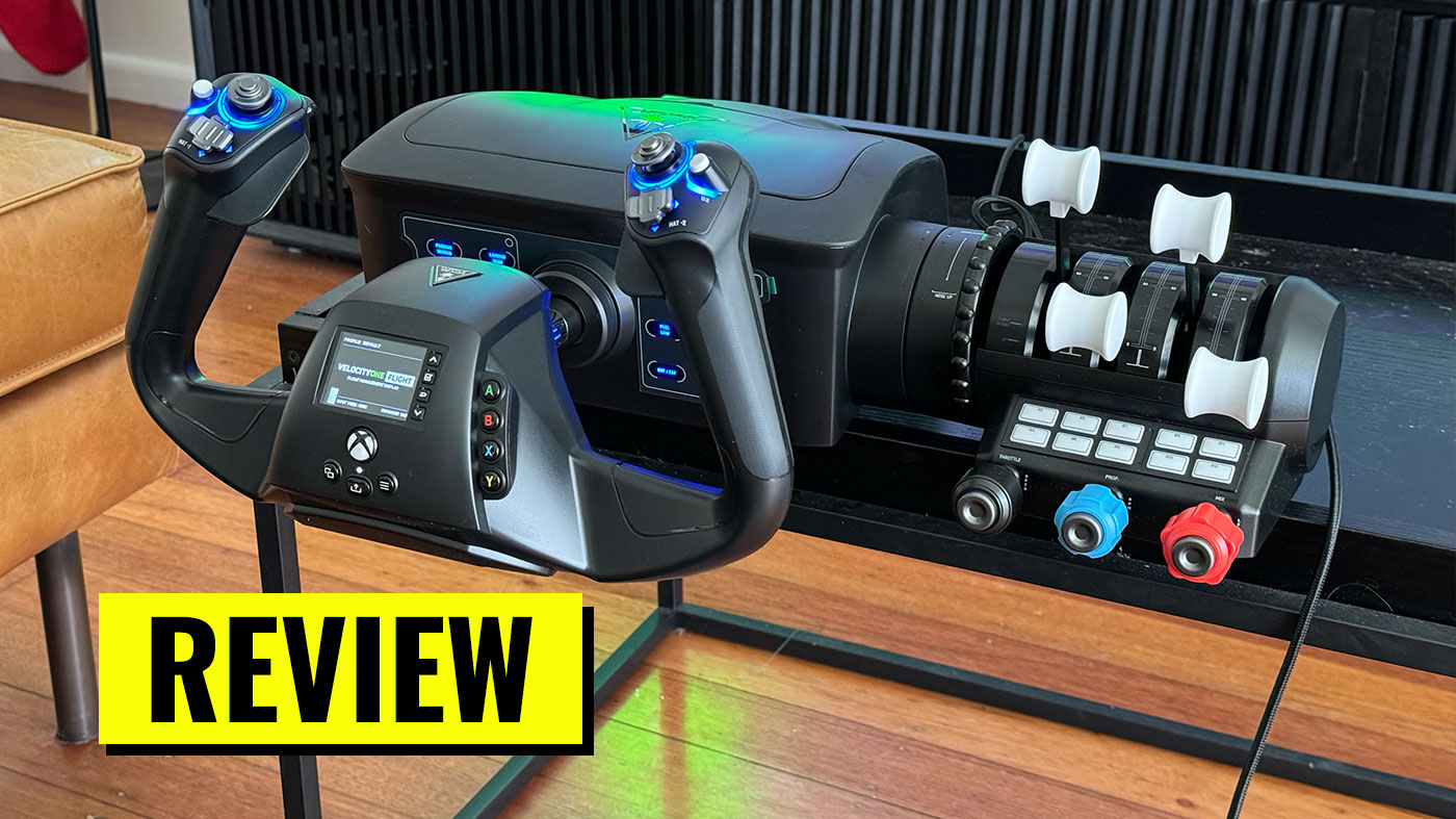 Turtle Beach VelocityOne Flight Control System + Rudder Pedals Review ...